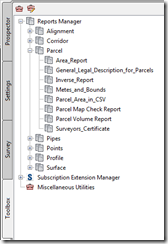Civil 3D Reminders: XML Reporting